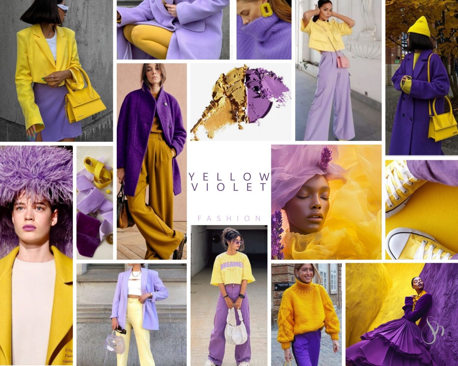 Color Alchemy: How to Style Violet and Yellow in Fashion and Interiors ...
