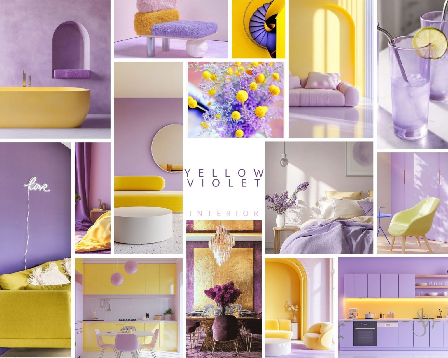 Color Alchemy: How to Style Violet and Yellow in Fashion and Interiors ...