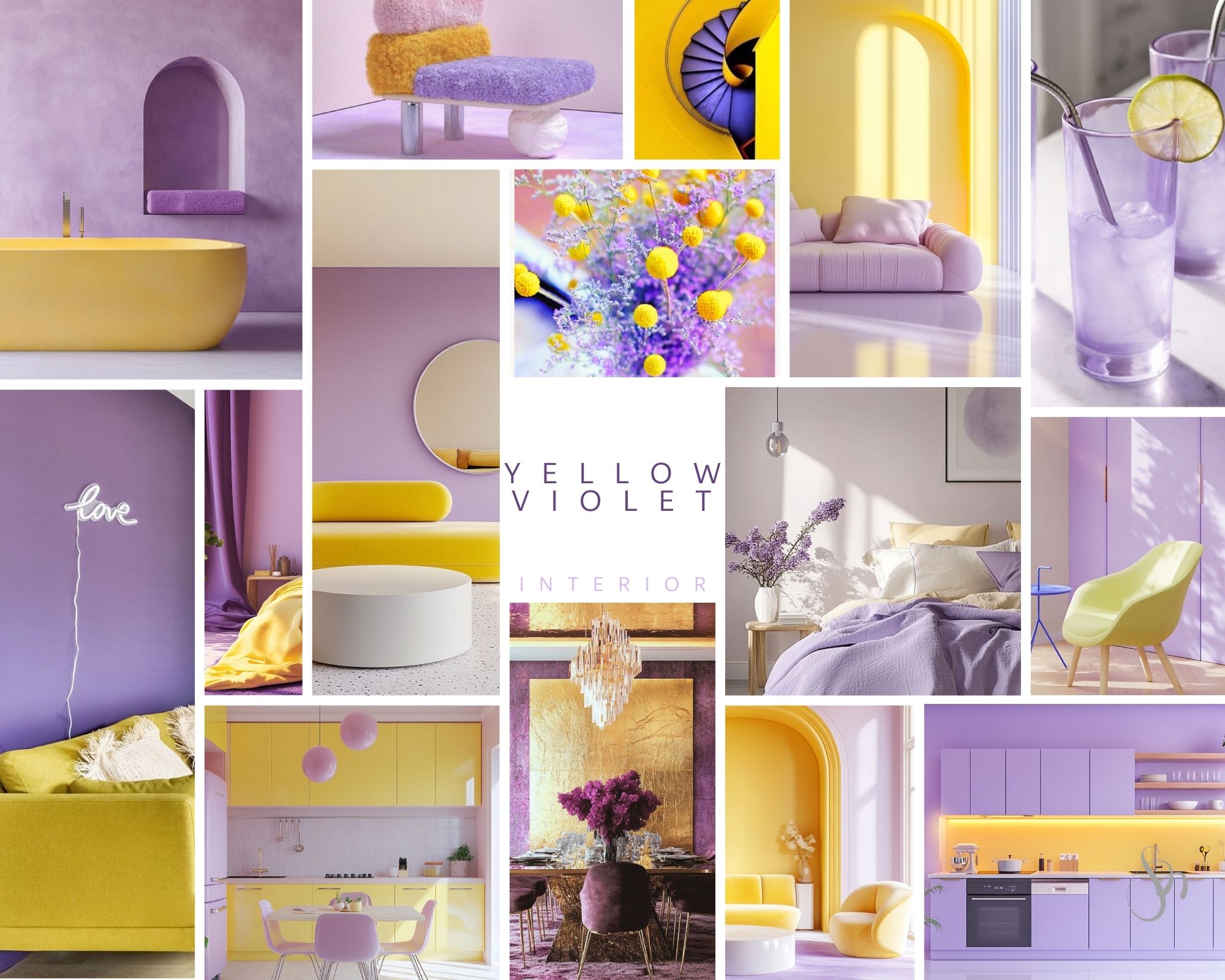 Color Alchemy: How to Style Violet and Yellow in Fashion and Interiors ...