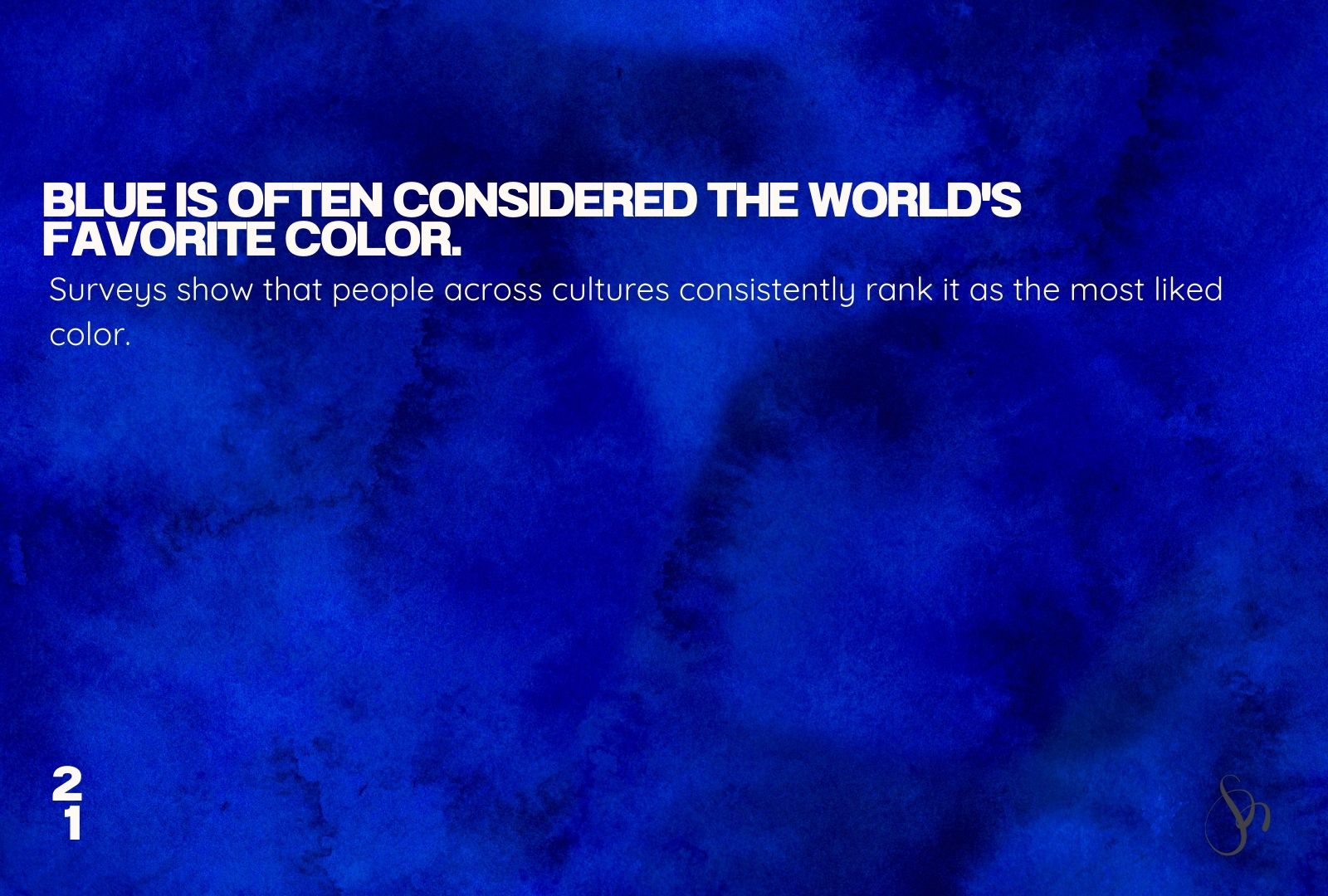 58 Fun Facts about the Color Blue - Part 1 - S O N J A ° N E U M E Y E R