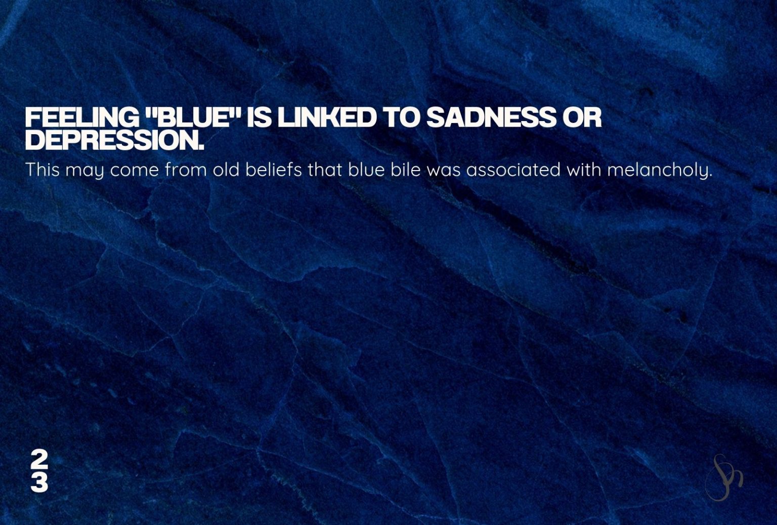 58 Fun Facts about the Color Blue - Part 1 - S O N J A ° N E U M E Y E R